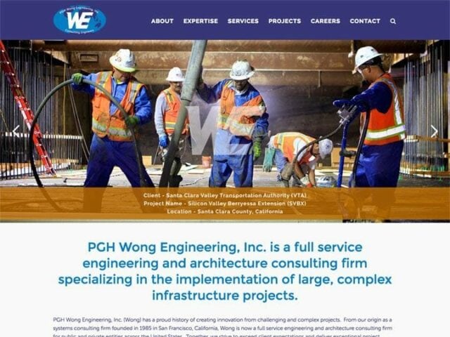 Portfolio: PGH Wong Engineering | Razorfrog Web Design