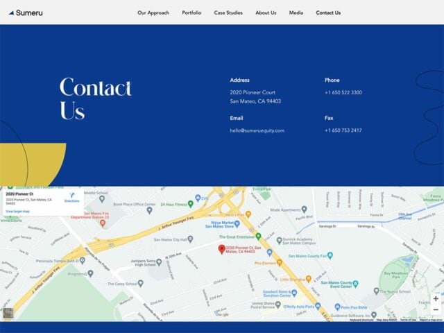 Portfolio: Sumeru Equity Partners | Razorfrog Web Design