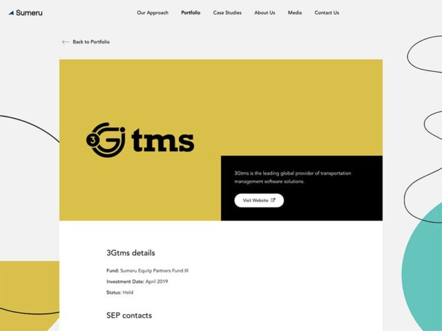 Portfolio: Sumeru Equity Partners | Razorfrog Web Design