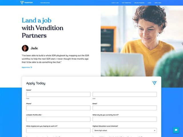 Portfolio: Vendition | Razorfrog Web Design