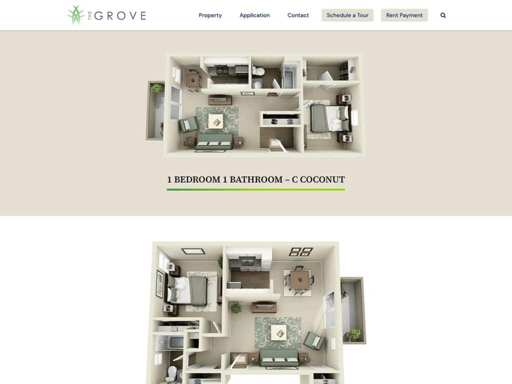 Portfolio: The Grove | Razorfrog Web Design